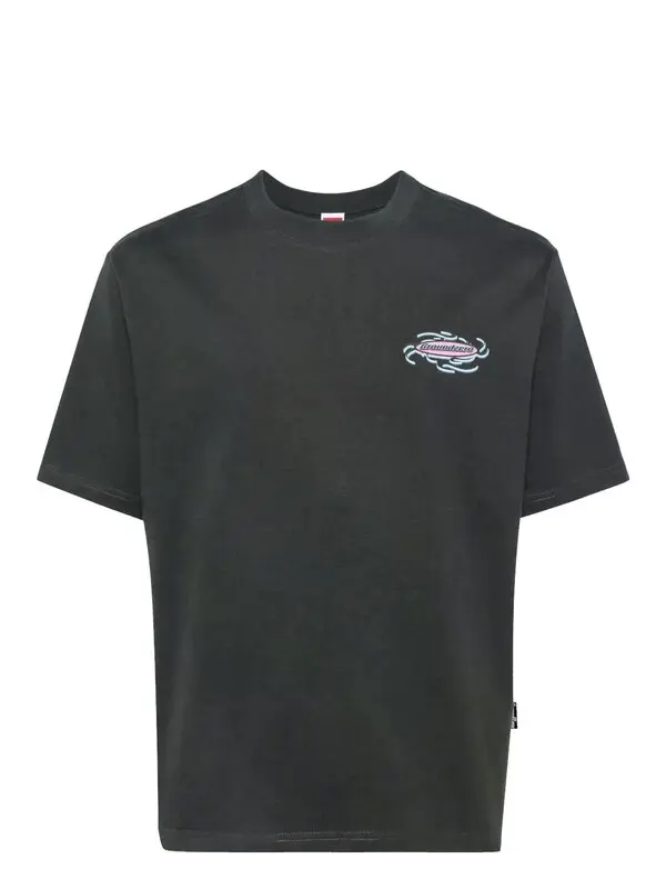 GROUND ZERO Graphic-print Cotton T-shirt - Grey