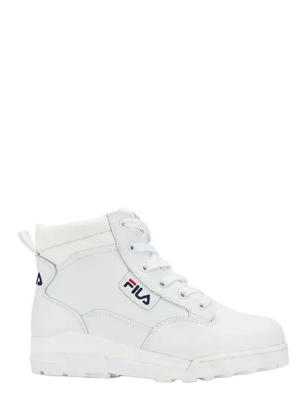 FILA Hi-top Leather Sneakers - White