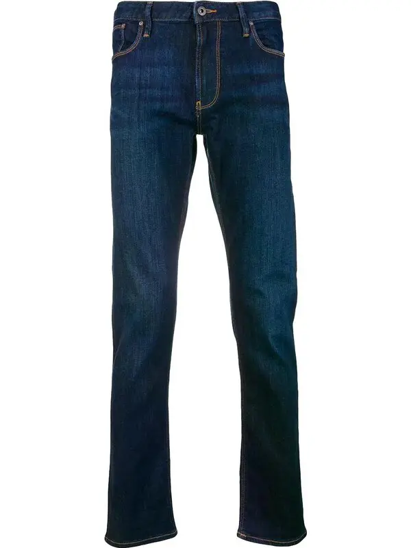 Emporio Armani Straight-leg Jeans - Blue