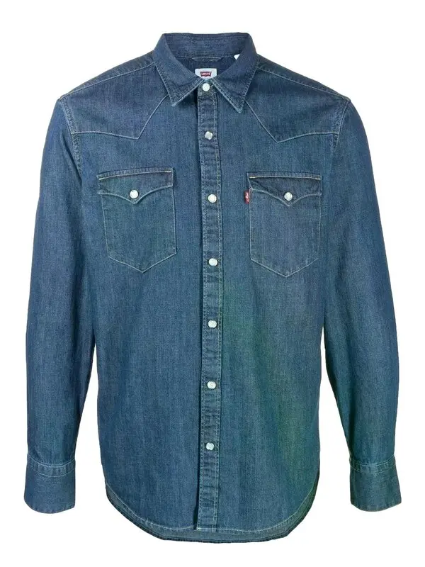 LEVI'S Long-sleeve Denim Shirt - Blue