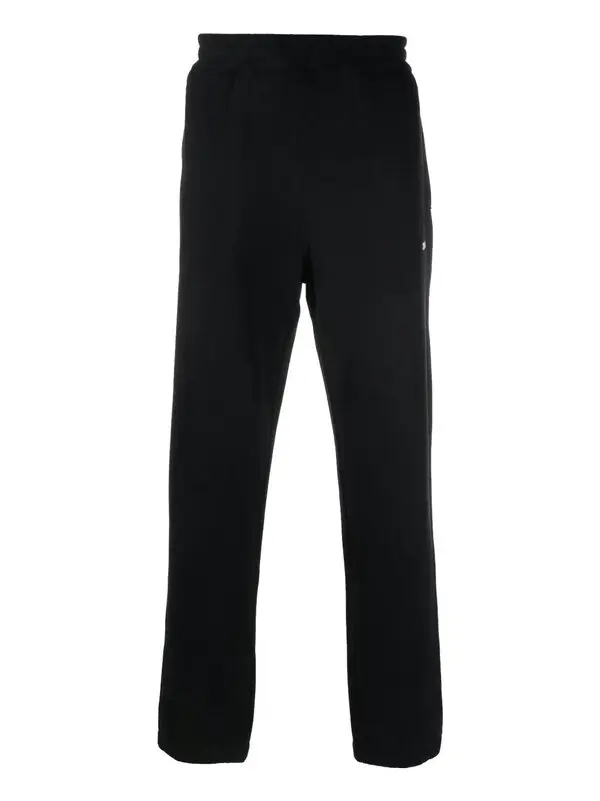 Zegna Logo-print Cotton Track Pants - Black