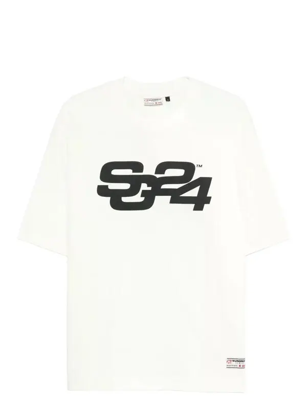 SUMMER GAMES Organic Cotton T-shirt - Neutrals