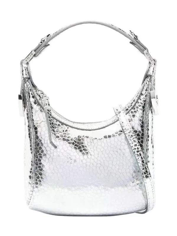 By Far Cosmo Metallic Top-handle Bag - Silver