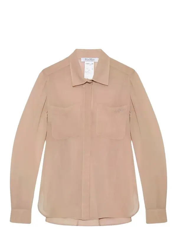 Max Mara Ercole Silk Shirt - Neutrals