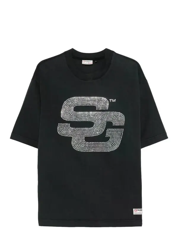 SUMMER GAMES Logo-embellished T-shirt - Black