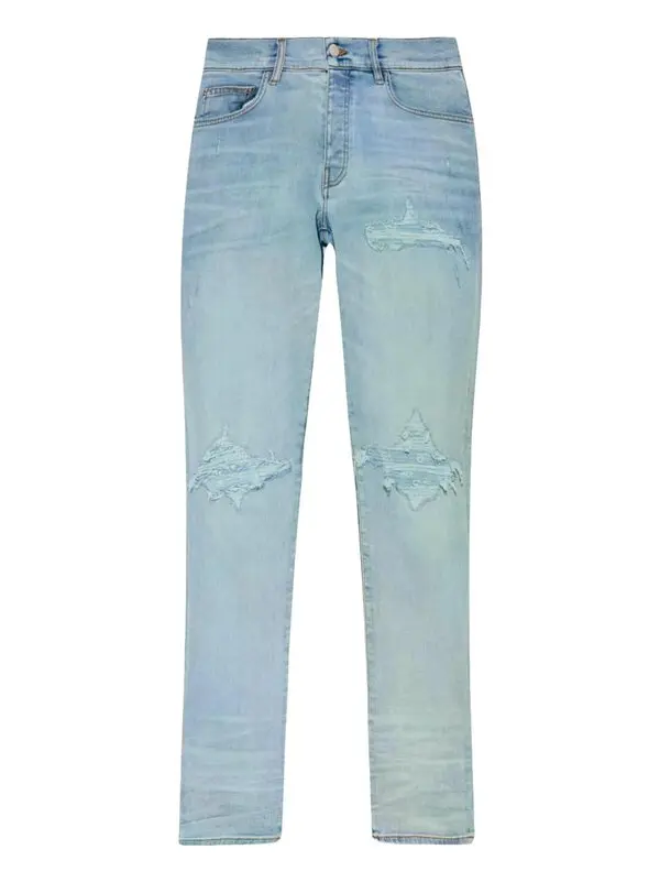 Amiri Mx1 Bandana Jacquard Jeans - Blue