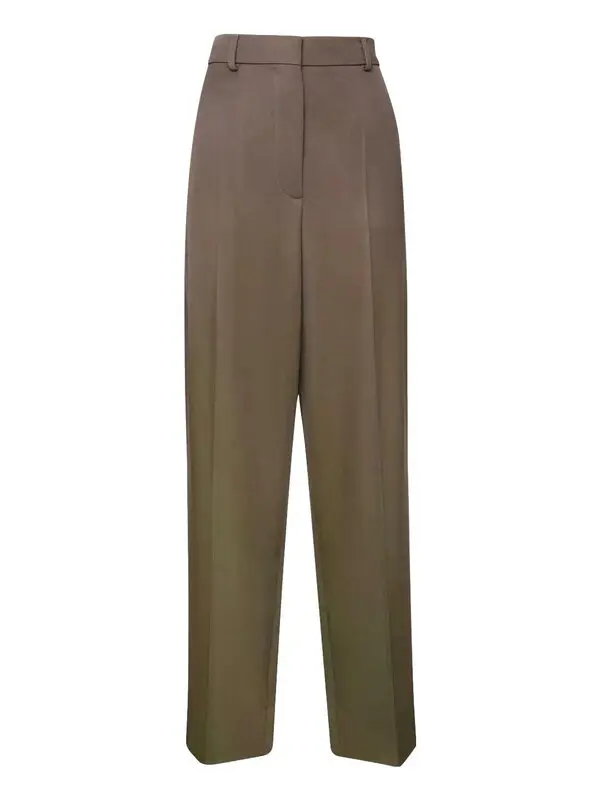 Stella McCartney Wool Tailored Trousers - Brown