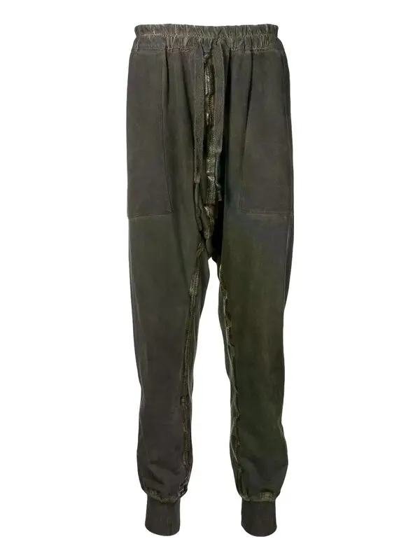 ISAAC SELLAM EXPERIENCE Zip-embellished Tapered Trousers - Grey