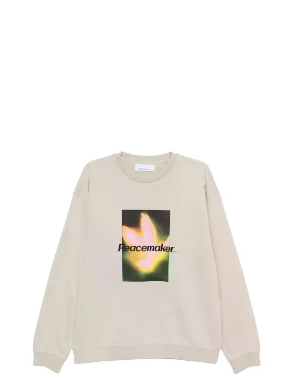 PEACEMAKER OAMC Bird-printed Sweatshirt - Neutrals