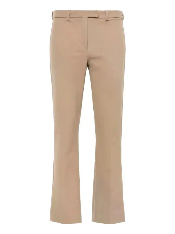 Max Mara Umanita Cropped Twill Trousers - Neutrals