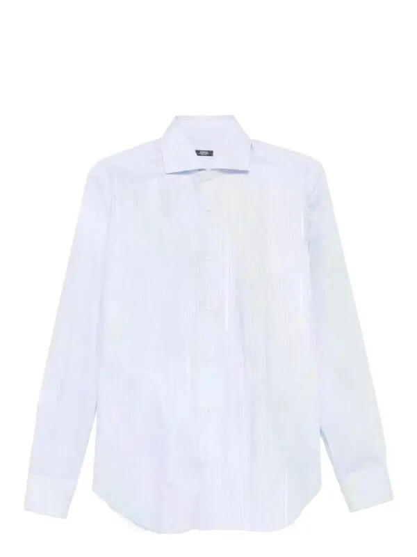 BARBA NAPOLI Striped Shirt - Blue