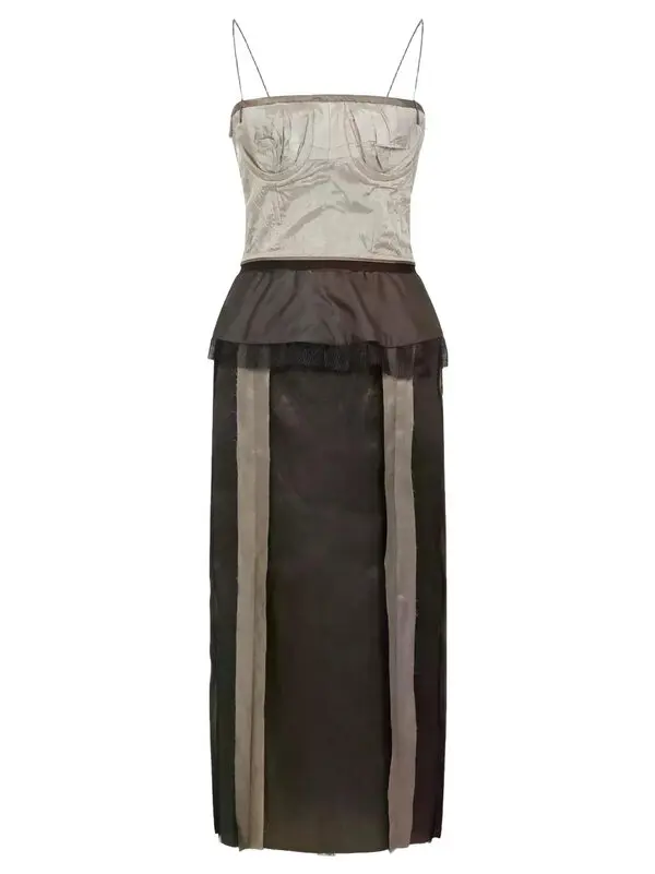 MAISON MARGIELA Silk Dress - Grey