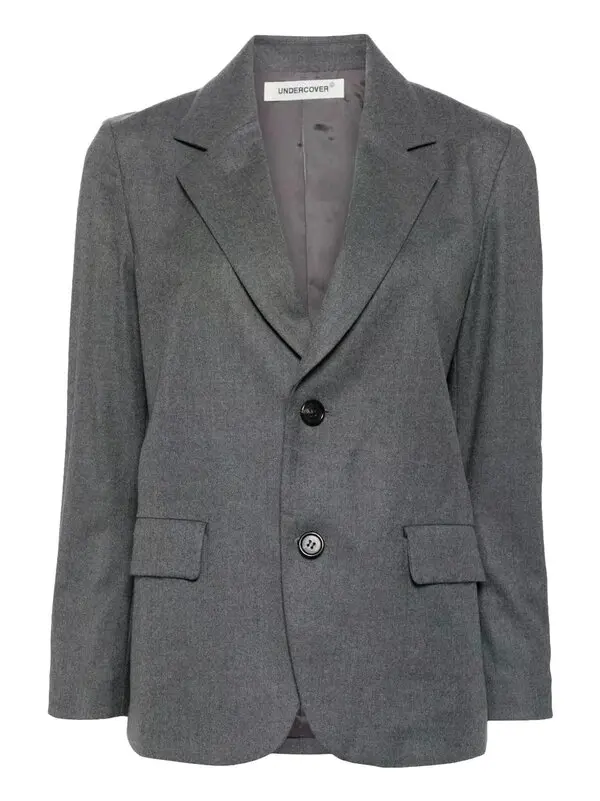 Undercover Single-breasted Blazer - Grey