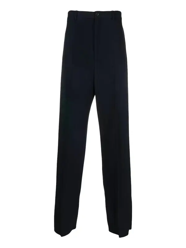 Balenciaga Large-fit Tailored Trousers - Blue