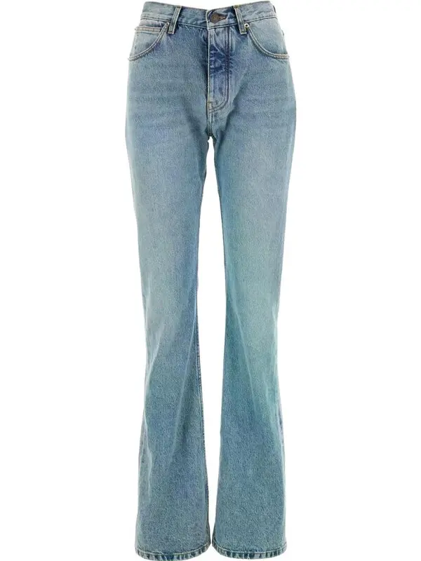 Balenciaga Low-rise Straight-leg Jeans - Blue
