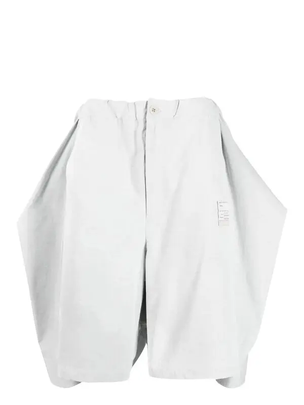 Mihara Yasuhiro Deconstructed Combo Cotton Shorts - Grey
