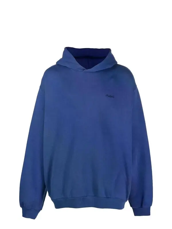 Marni Logo-print Hoodie - Blue