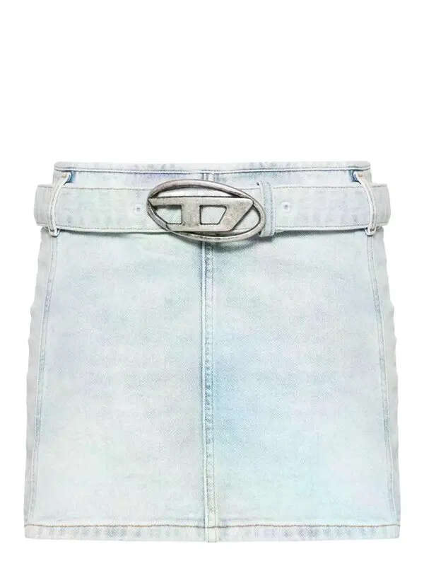 DIESEL® De-flip-s Denim Miniskirt - Blue