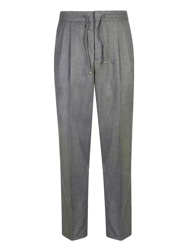 Brunello Cucinelli Drawstring-waist Trousers - Grey