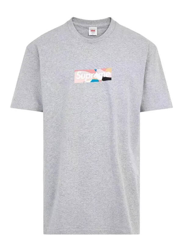 Supreme X Emilio Pucci Box Logo Crew Neck T-shirt - Grey
