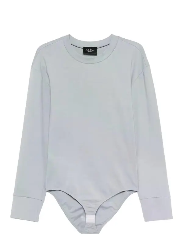 A.M.G. Jersey Bodysuit - Grey