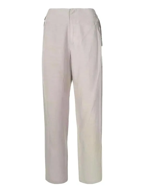 UMA | RAQUEL BLAY High-waisted Straight-leg Trousers - Grey