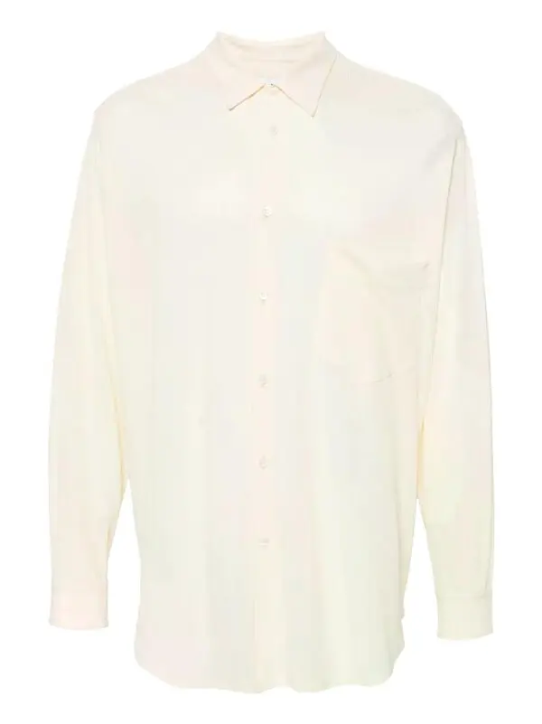 MAGLIANO Intimo Log-sleeve Ribbed Shirt - Neutrals