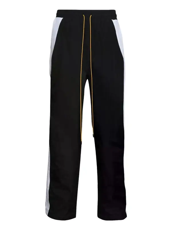 Rhude Colour-block Track Pants - Black
