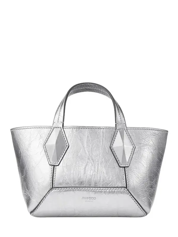 JIMMY CHOO Diamond Xs Tote Bag - Silver