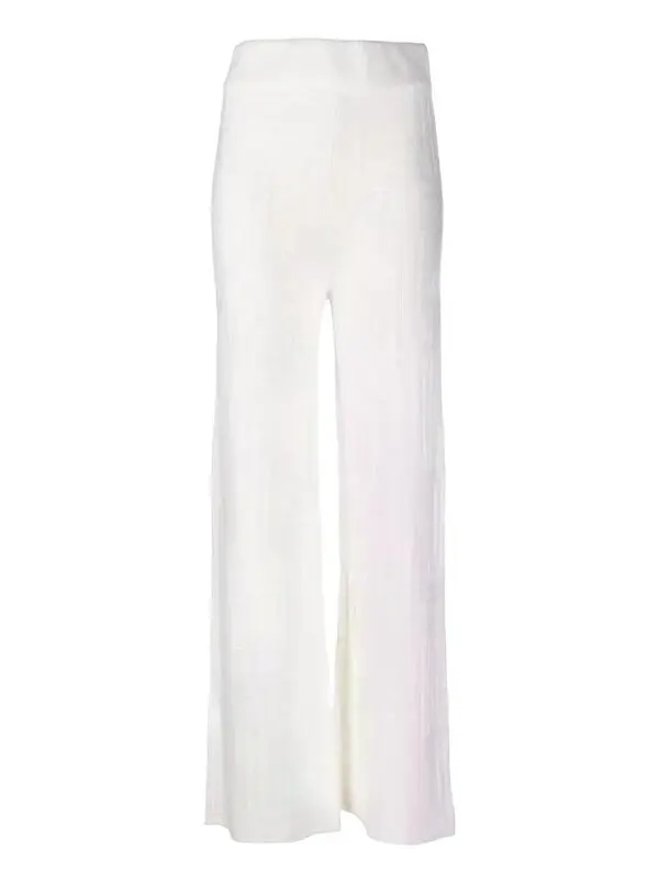 LANVIN Knitted Cashmere Trousers - Neutrals