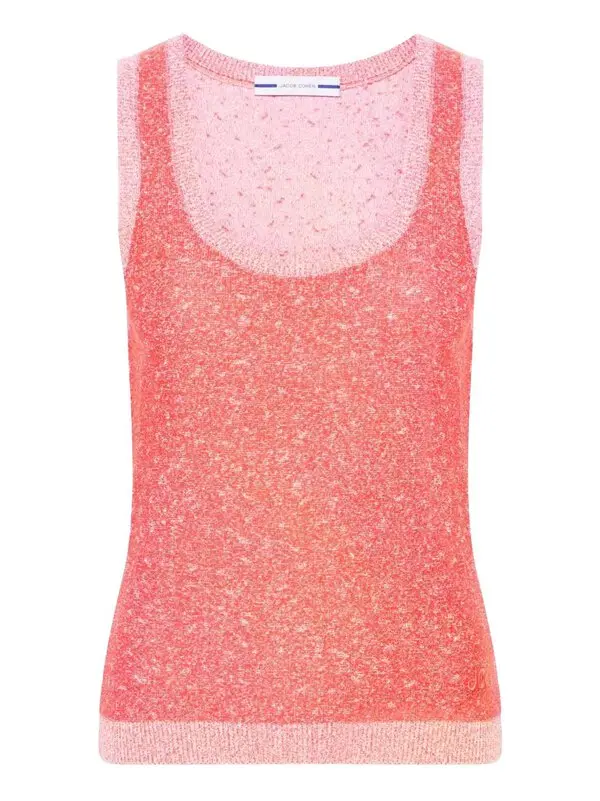 Jacob Cohen Speckle-knit Tank Top - Red