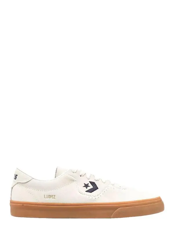 CONVERSE Embroidered Logo Low-top Sneakers - Neutrals