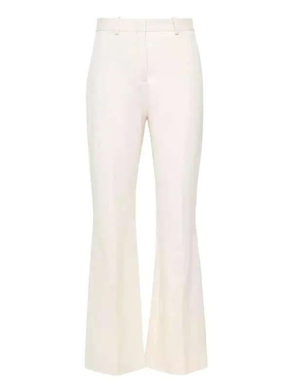 CIRCOLO 1901 Jersey Flared Trousers - Neutrals