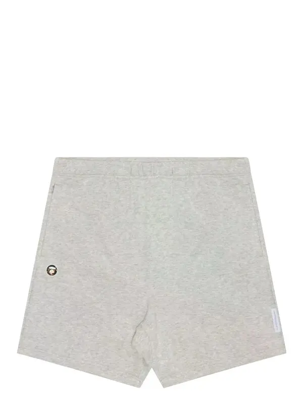 AAPE BY *A BATHING APE Logo-patch Elasticated-waist Shorts - Grey