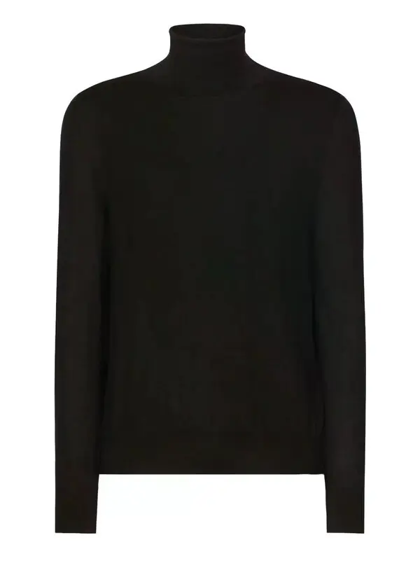 Dolce & Gabbana Roll-neck Jumper - Black