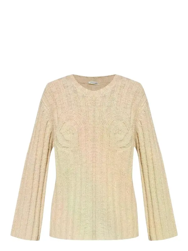 BY MALENE BIRGER Cirra Ribbed Knit Sweater - Neutrals