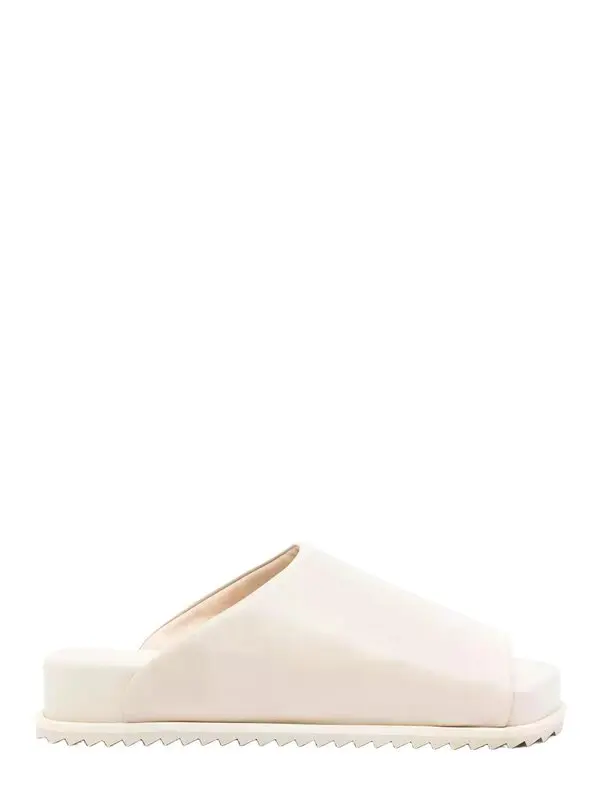 YUME YUME Finn Leather Slides - Neutrals