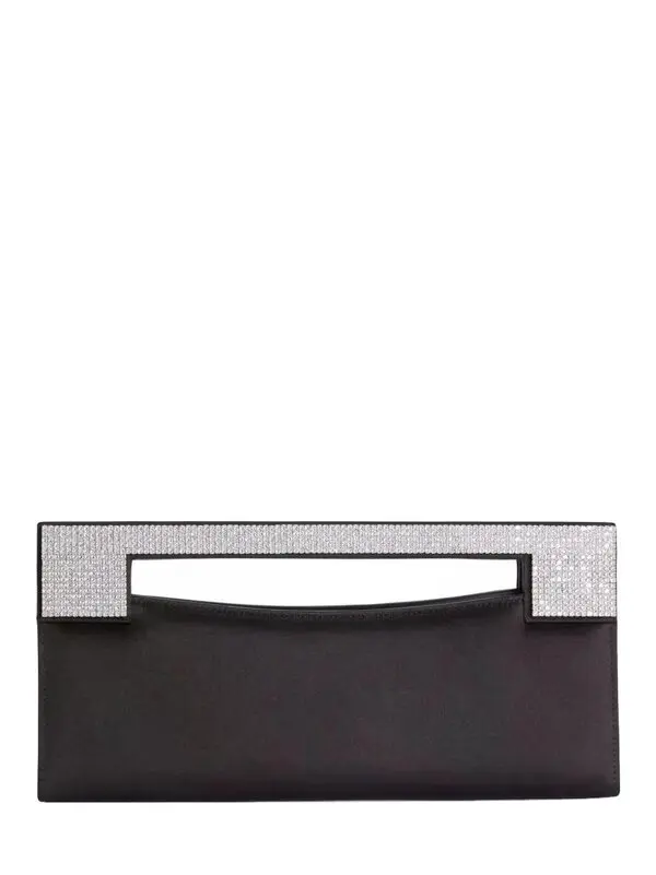 GIUSEPPE ZANOTTI Clutch With Crystal Embellishment - Black