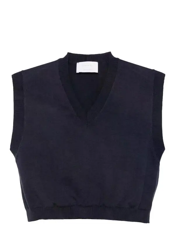 DANIELE FIESOLI Knitted Vest - Blue