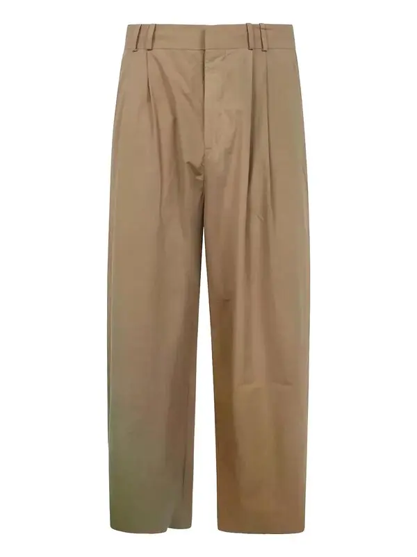 Studio Nicholson Cotton Trousers - Brown