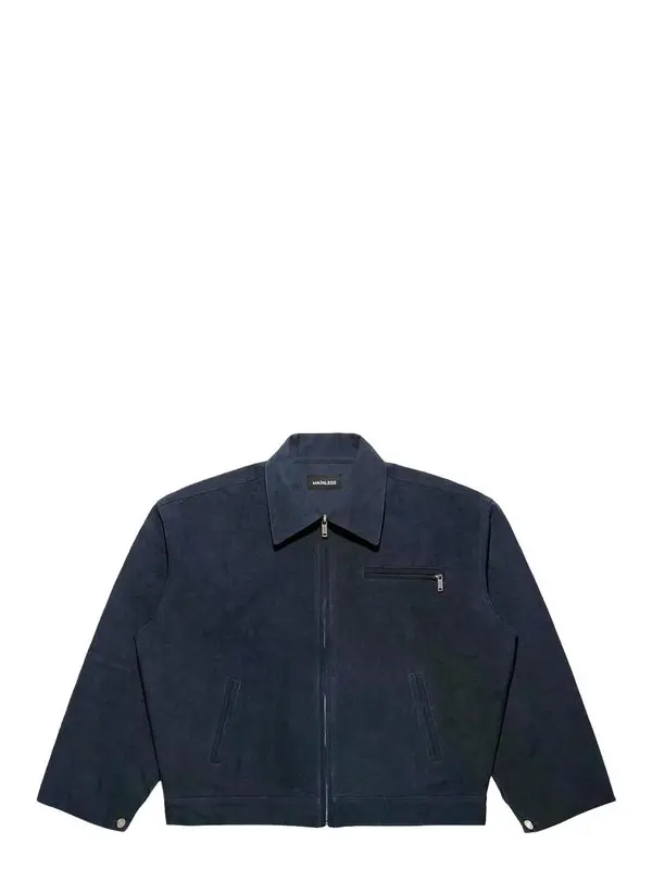 MAINLESS Zip-up Jacket - Blue