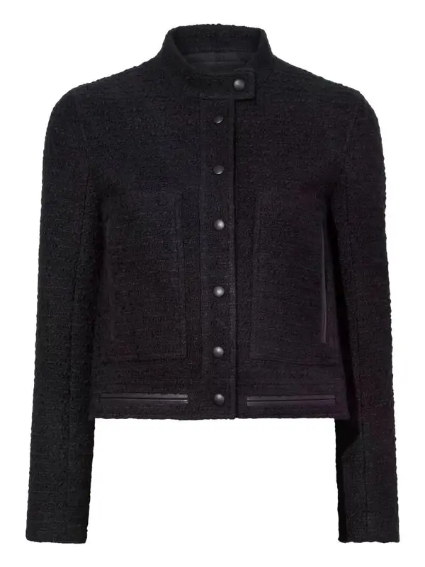 Proenza Schouler Alice Tweed Jacket - Black