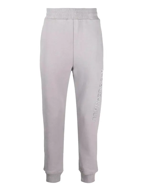 A-COLD-WALL* Embossed Logo Trackpants - Grey