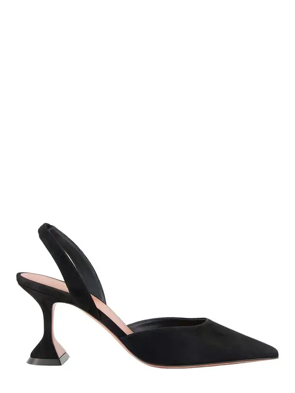 Amina Muaddi 70mm Holli Slingback Pumps - Black