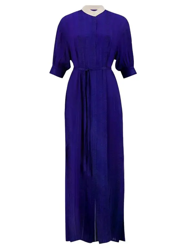 Zeus+dione Silk Midi Dress - Blue