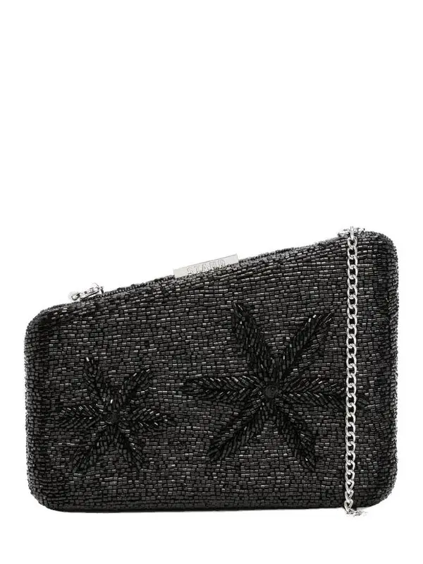 Staud Carmella Beaded Clutch Bag - Black