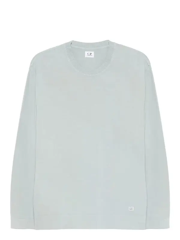 C.P. COMPANY Cotton Crepe T-shirt - Blue