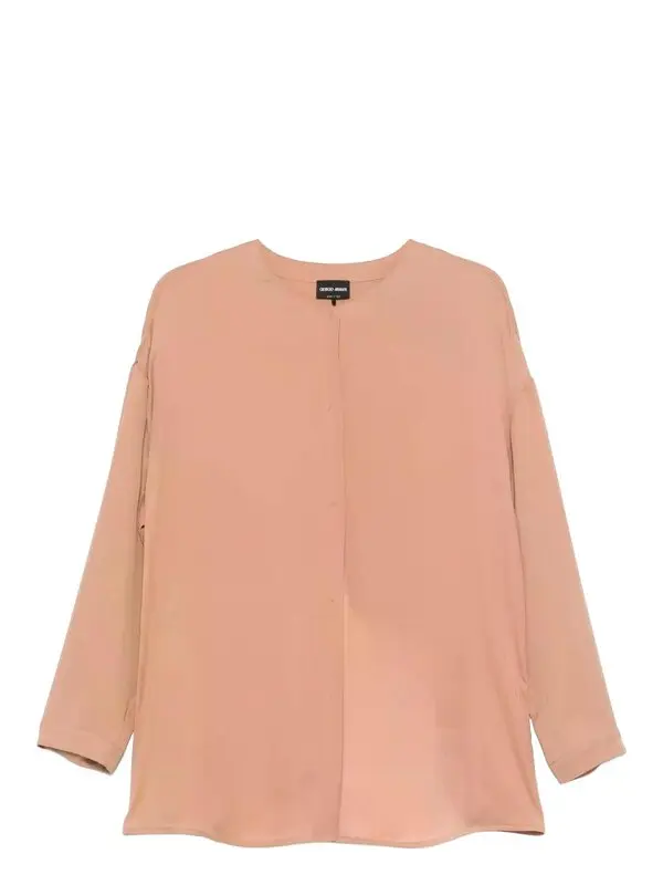 Giorgio Armani Silk Shirt - Orange