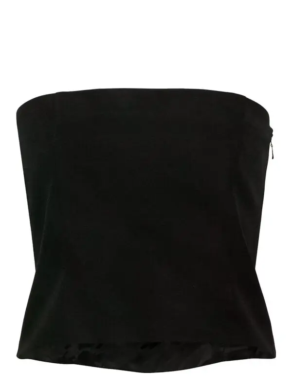 Gauge81 Tona Strapless Top - Black
