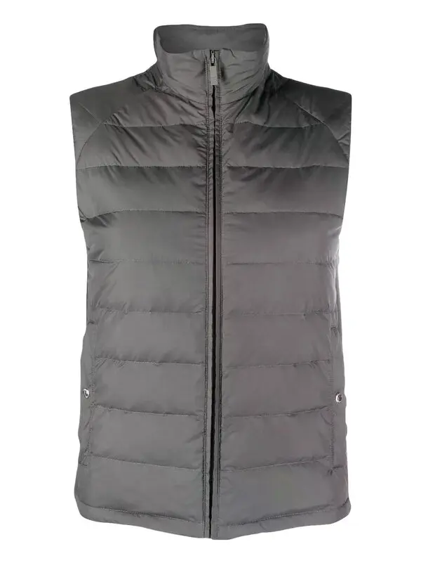 Thom Browne 4-bar Stripe Padded Gilet - Grey
